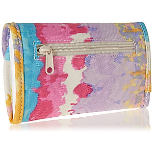 KAVU Big Spender Tri-fold Wallet Clutch Travel Organizer, Beach Tie Dye