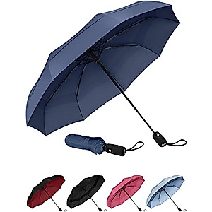 Repel Umbrella The Original Portable Travel Umbrella - Umbrellas for Rain Windproof, Strong Compact Umbrella for Wind and Rain, Perfect Car Umbrella, Golf Umbrella, Backpack, and On-the-Go