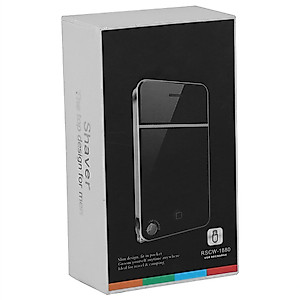 Sonew Men's Beard Trimmer Facial Electric Rechargeable Shaver for Face, Nose, and Ear Hair, with USB Charger