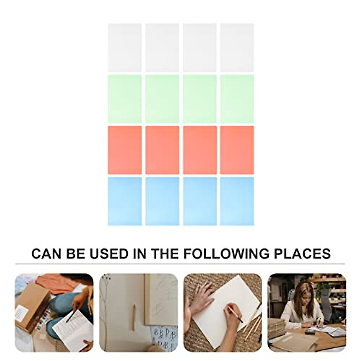 Clay Tools Home Tools 16Pcs Plastic A4 Writing Pads Translucent Test Paper Writing Boards Students A4 Writing Exam Mats for Home Offices (Mixed Color) Cutting Board Pottery Tools