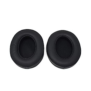 Zotech Leather Replacement Ear Pads Memory Foam Pads for Beats Studio 2 Studio 3 Wired/Wireless (B0500 / B0501) (Black)