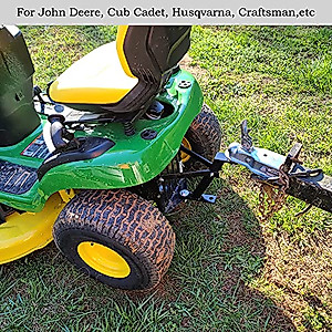 WILDESON Lawn Mower Trailer Hitch Riding Mower Garden Tractor Hitch fit for John Deere/Cub Cadet/Husqvarna/Craftsman Tow Hitch
