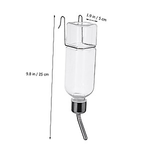 HEALEEP Automatic Watering Bottle for Pet Hanging Feeder Dispenser for Rabbit Cat Bird Pet Supplies Ball Touch Design Large Size