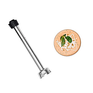 Restaurantware Hi Tek Stainless Steel Blending Shaft - Fits Variable Speed Immersion Blender - 16" - 1 count box