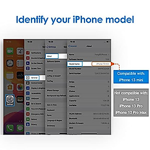 JETech Screen Protector Compatible with iPhone 13 mini 5.4-Inch, Tempered Glass Film, 3-Pack
