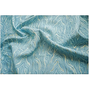 XMTXZYM 2 Meter Yarn Dyed Jacquard Fabric Retro Palace Style Dress DIY Sewing Fabric