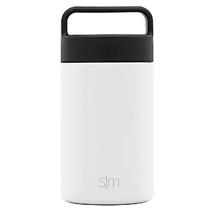 Simple Modern Food Jar Thermos for Hot Food | Reusable Stainless Steel Vacuum Insulated Leak Proof Lunch Storage for Smoothie Bowl, Soup, Oatmeal | Provision Collection | 16oz | Winter White
