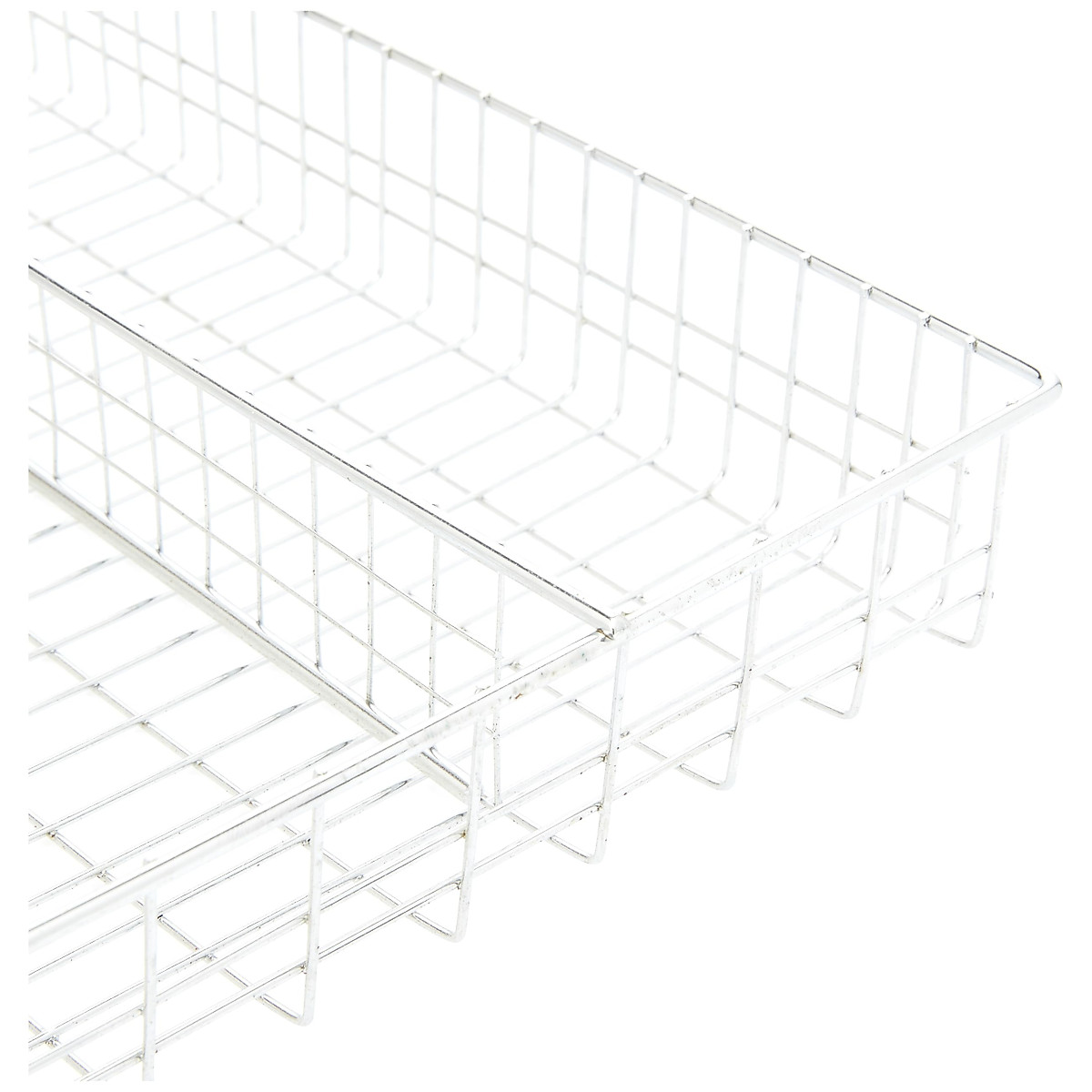 Kitchen Craft Metal Wire Cutlery Tray with 5 Sections, 36 x 26 cm (14" x 10")