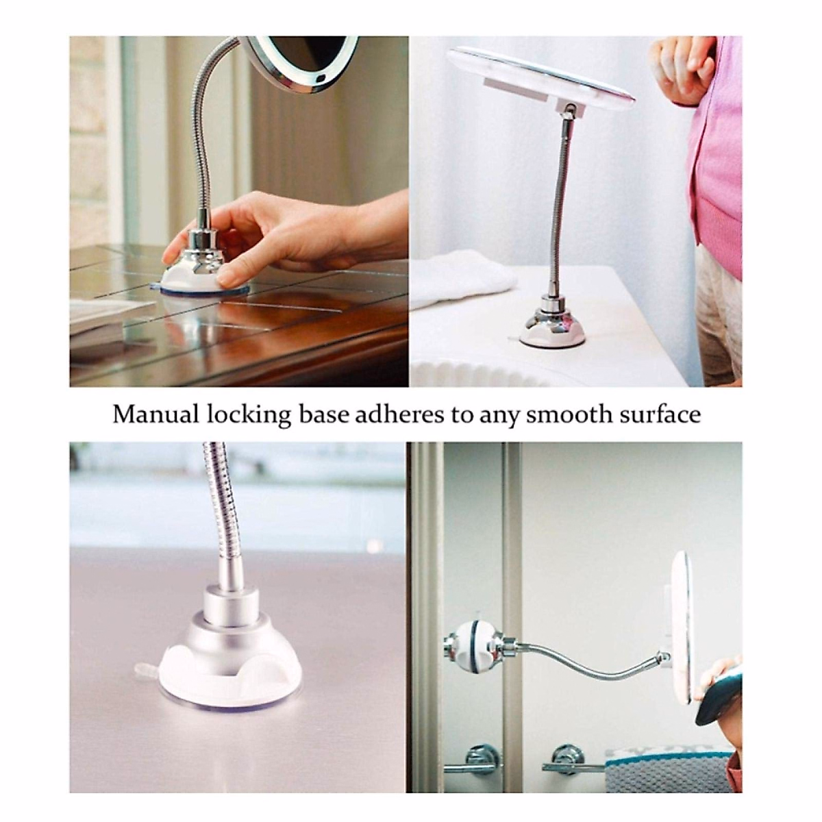 FQYYDD Illuminated Makeup Mirror Make-Up Mirror With Led Light Beauty Mirror