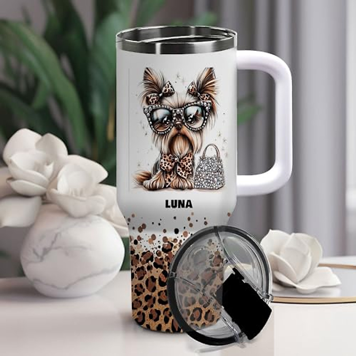 Personalized Dog Tumber with Silky Terrier Dog’s Name – Custom Cup for Dog Moms, Ideal Gift for Women, Girlfriend, Best Friend, Christmas Gifts vPnzRd
