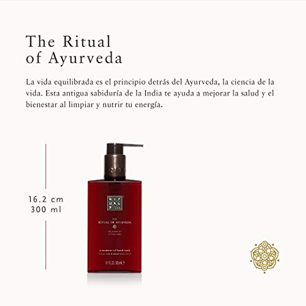 RITUALS Ayurveda Rebalancing Hand Wash - Nourishing Liquid Hand Soap with Indian Rose & Sweet Almond Oil - 10.1 Fl Oz