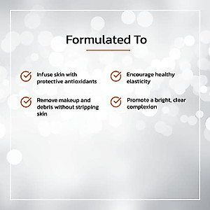 TruSkin Vitamin C Cleanser for Face - Brightening Face Wash with Vitamins C & E, Rosehip Oil, Aloe Vera and MSM - Deep Clean and Refresh for Radiant, Healthy-Looking Skin, 5 fl oz