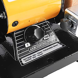 3" Multipurpose Mini Bench Grinder Polisher with 31" Long Flexible Shaft and Accessories, Variable Speed Dial 0-10000 RPM, 110V 150W Single Phase Motor