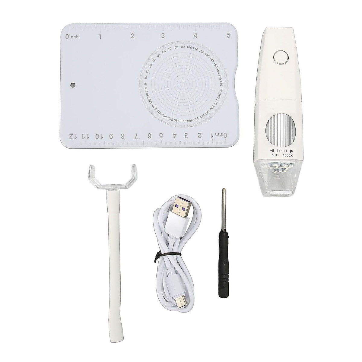 USB Microscope Camera, Easy Observation Multipurpose Portable WiFi Digital Microscope 8LED 1080P for Laptop for Phone