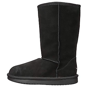 Koolaburra by UGG Girls' K KOOLA Tall Fashion Boot, Black, 03 Medium US Big Kid