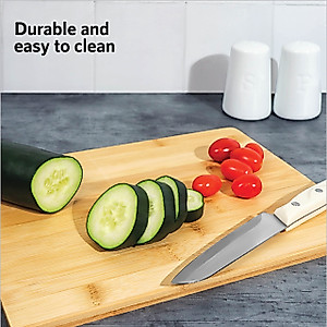 Set Of 18 Bulk Cutting Boards 12" x 9" x 0.35" - Premium Bamboo Wood Boards For Wholesale, Engraving, Kitchen And Dinning Copping Board, Sturdy & Easy To Maintain