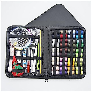 IRDFWH Sewing Combination 40 Threads Sewing Kit Home Travel 129 Pieces Sewing Set Tools