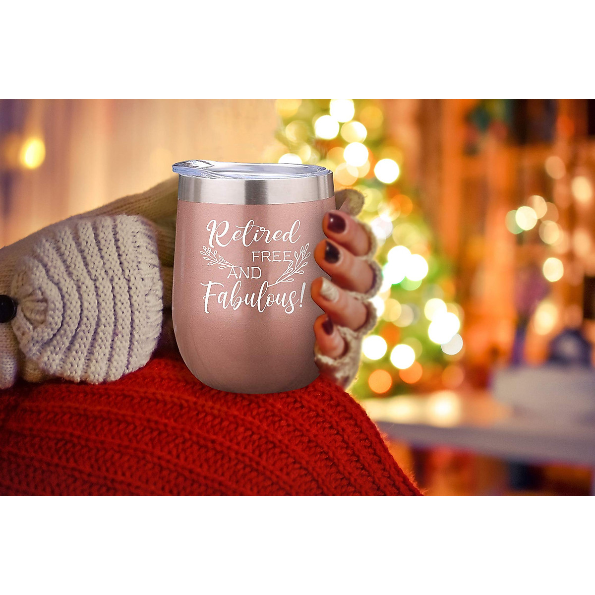 Retired Free and Fabulous - Fun Happy Retirement Gifts for Women - Retirement Gifts for Women, Men, Coworkers, Sisters, Colleague, Mom, Aunt, Grandmother, Boss, Best Friends, Teachers, Nurses, Retiree