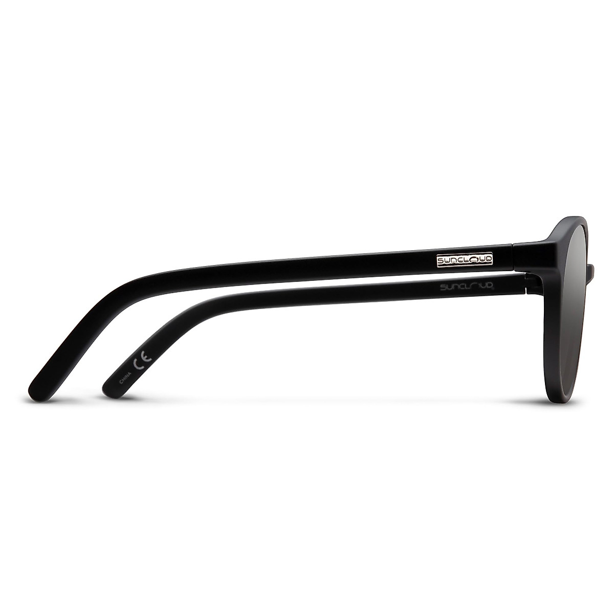 Suncloud Low Key Polarized Sunglasses, Matte Black/Polarized Gray, One Size
