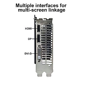GPVHOSO RX580 8G Graphics Card, 8GB GDDR5 (256bit) Graphics Card2048SP, GDDR5, 256 Bit, with Dual Fan Cooling System, HDMI, DP, PCI, DVI-Output, Express 3.0, for Computer Gaming Video Editing