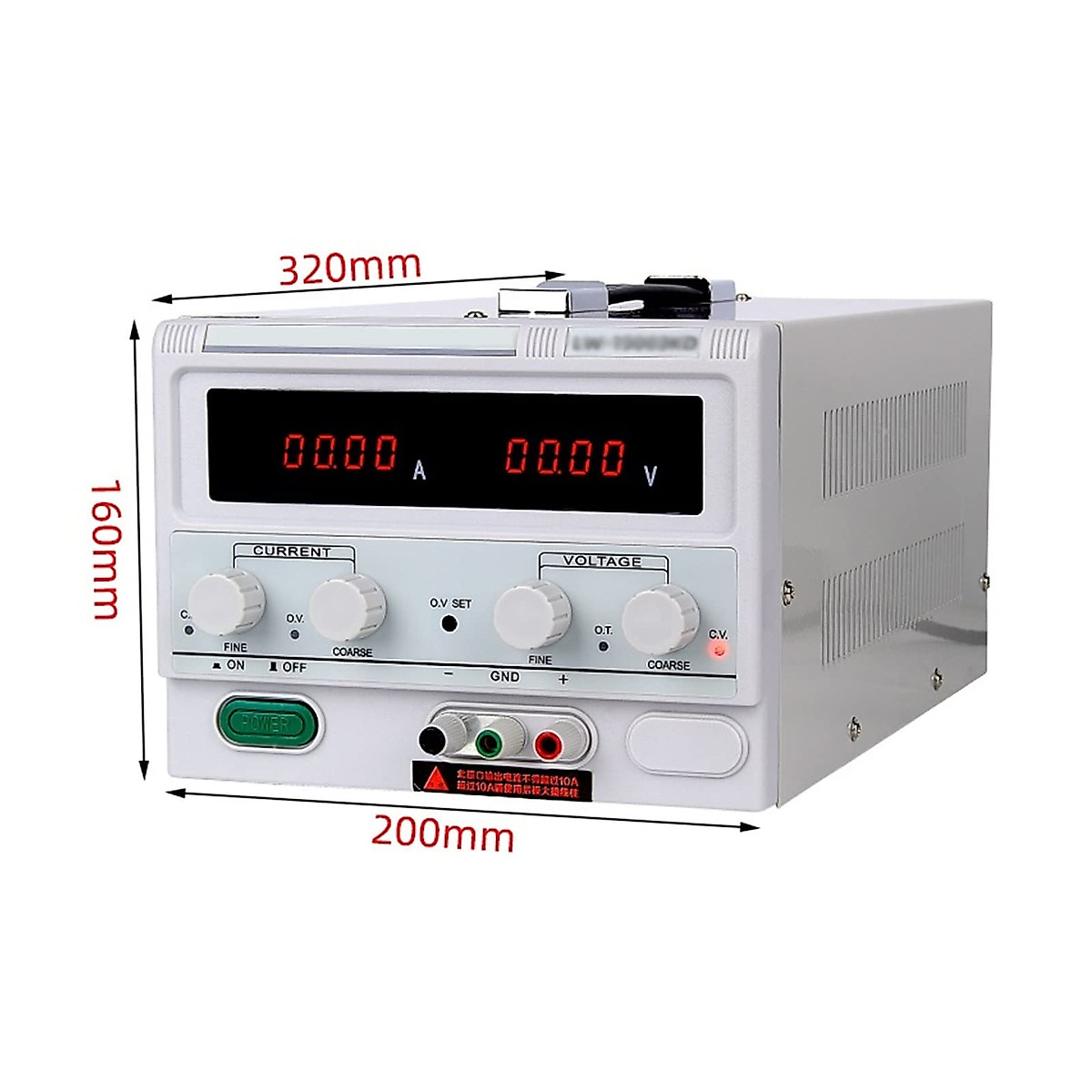 YTHEE DC Power Supply Variable Laboratory DC Power Supply Adjustable Stabilized Bench Source Variable Digital Regulated Power Supply Current Stabilizer High Precision Bench Linear Power Supply