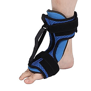 Fasciitis Night Splint, Foot Brace for Achilles Tendonitis Plantar Fasciitis Night Splint Kit Fast Pain Relief Spiky Massage Ball Foot Drop Foot Pain Fasciitis Relief Splints Stretching Strap