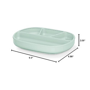 NUK Silicone Baby Suction Plates, Durable Suction Feature Helps Reduce Spills, Microwave & Dishwasher Safe, BPA-Free, Pack of 2