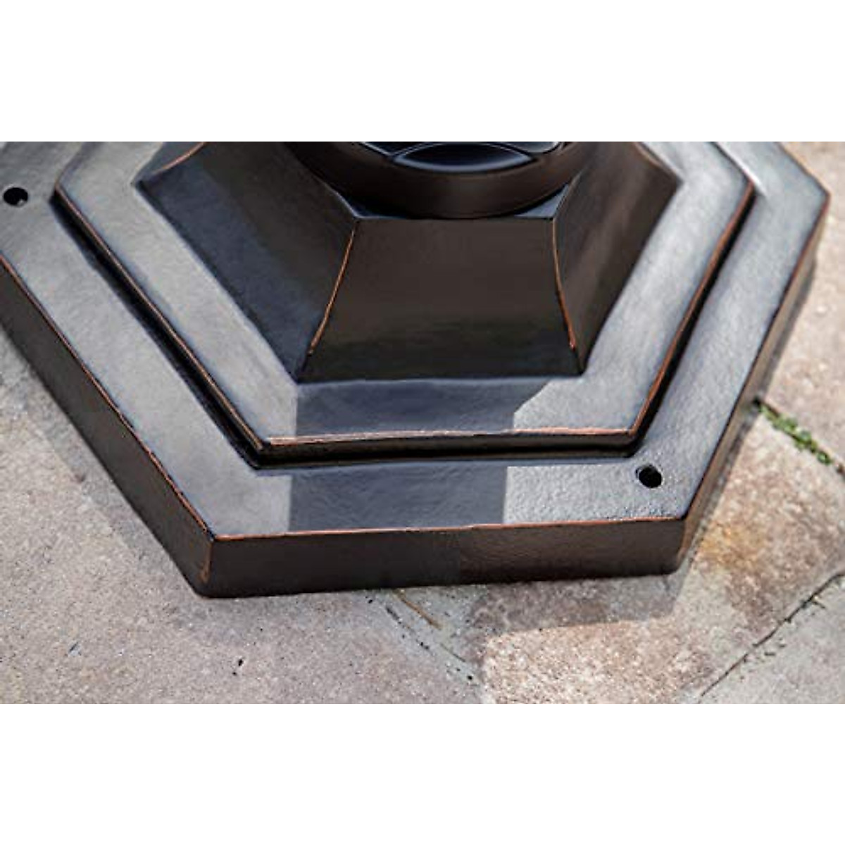 Kenroy Home 93432ORB Villa Waterproof Outdoor Lamp Post Light, Oil-Rubbed Bronze Finish