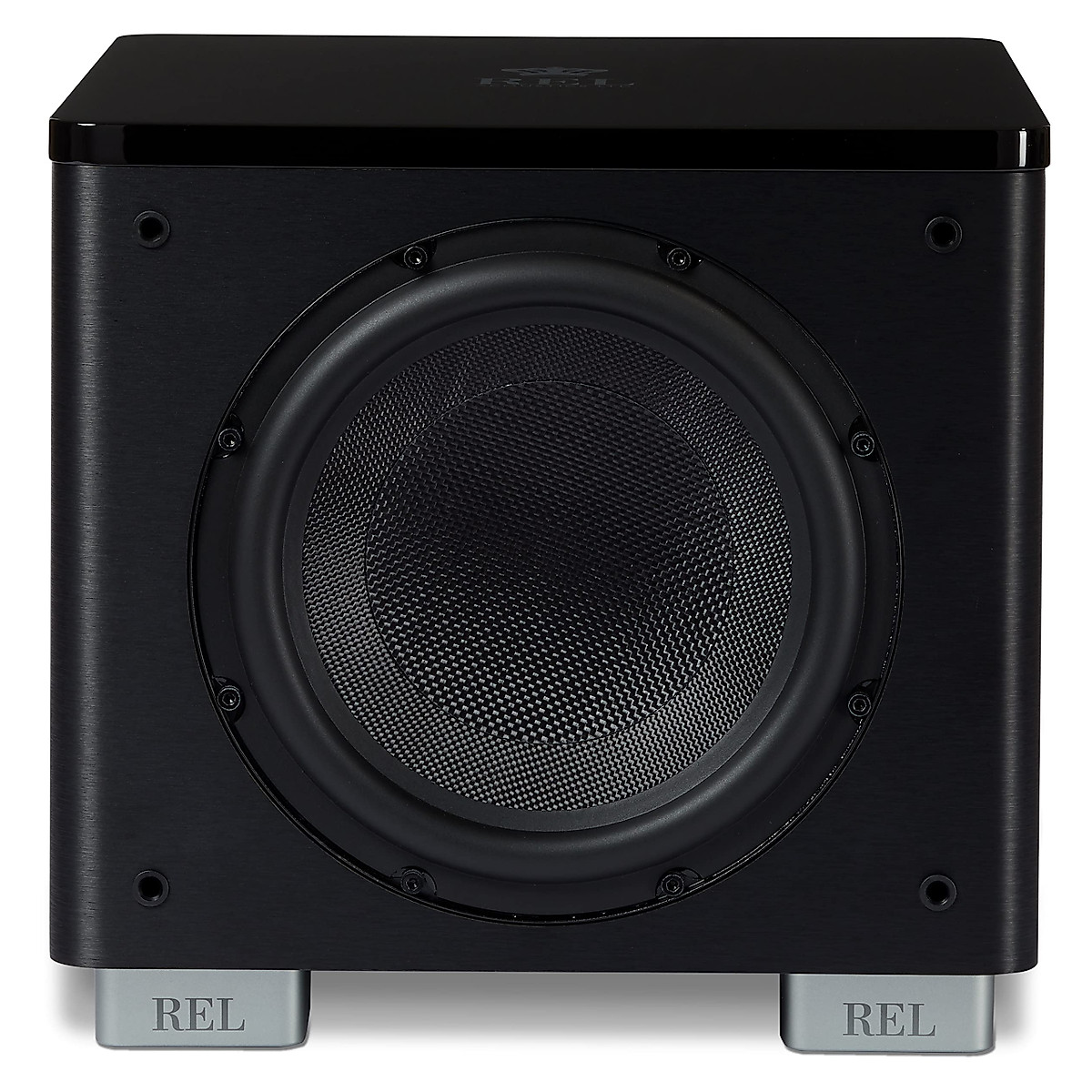 REL Acoustics HT/1003 MKII Subwoofer, HT-Air Wireless compatible, Line Grained Black Composite