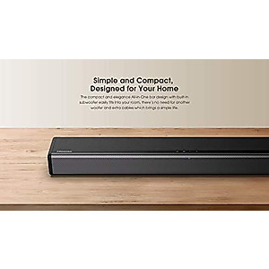 Hisense HS218 2.1ch Sound Bar with Wireless Subwoofer, 200W, Powered by Dolby Audio, Roku TV ready, Bluetooth, HDMI ARC/Optical/AUX/USB, 3 EQ Modes
