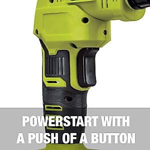 Auto Joe 24V-AJC1-LTE-P1 24-Volt IONMAX Cordless Portable Air Compressor Kit, w/ 2.0-Ah Battery, Charger, Storage Bag, and Nozzle Adapters, Green