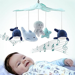 The Peanutshell Nautical Musical Crib Mobile