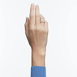 SWAROVSKI Crystal Extra-Large Vittore Round Ring, Rhodium-Plated - Size 7