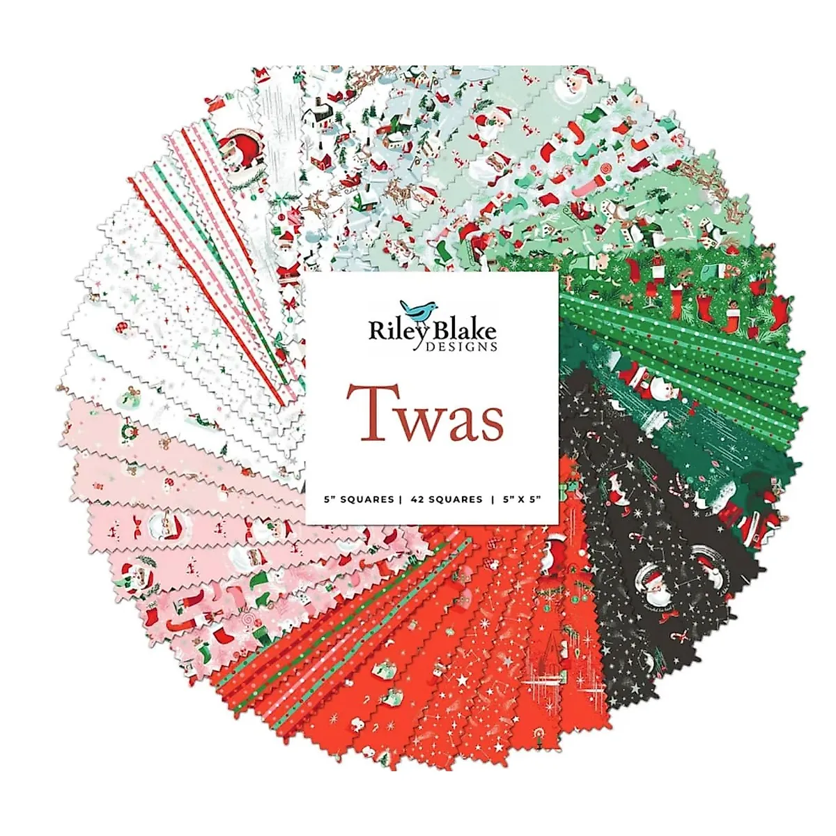 Jill Howarth TWAS Rolie Polie 40 2.5-inch Strips Jelly Roll Riley Blake Designs RP-13460-40