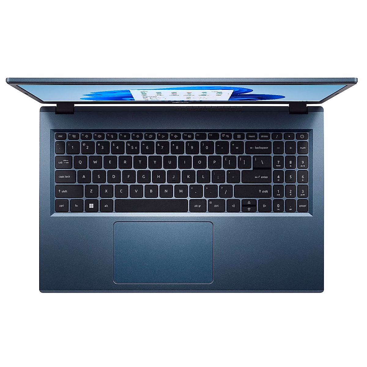 acer Aspire 3 Thin & Light Touch Laptop, 15.6" FHD IPS Touchscreen Display, AMD 4-Core Ryzen 5 7520U (Beat i7-1160G7), 8GB RAM, 256GB PCIe SSD, WiFi 6, Webcam, Keypad, HDMI, Steam Blue, Win 11 Pro