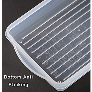 2 Pack-Bacon Keeper, Bacon Container Deli Meat Saver Cheese Cold Cuts Plastic Food Storage Containers with lids for Refrigerators,Lunch Box Christmas Cookie Holder Meal Prep Container