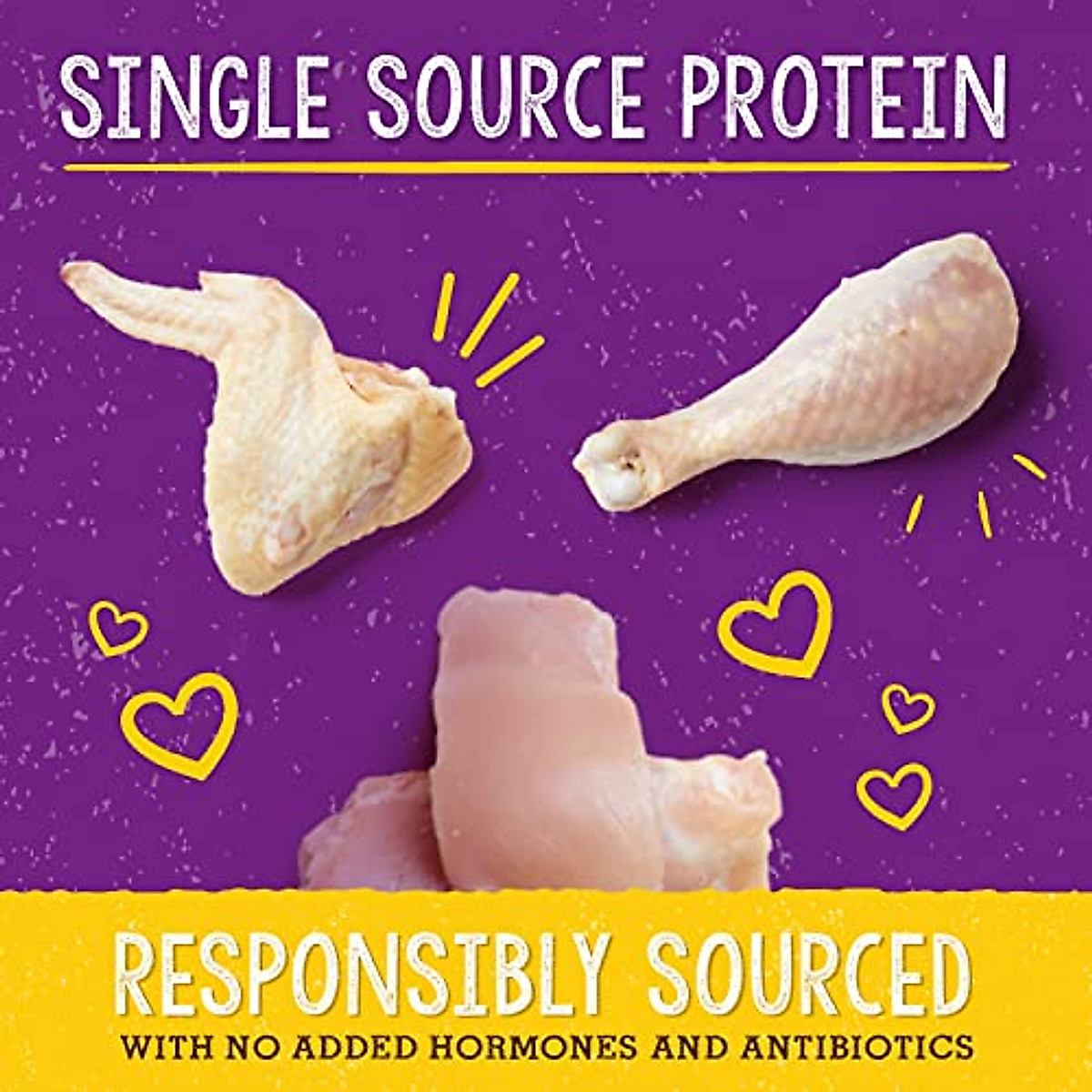 Stella & Chewy’s Freeze-Dried Raw Cat Dinner Morsels – Grain Free, Protein Rich Cat & Kitten Food – Chick Chick Chicken Recipe – 18 oz Bag