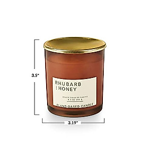 ILLUME Verde Lidded Jar Candle, Rhubarb & Honey