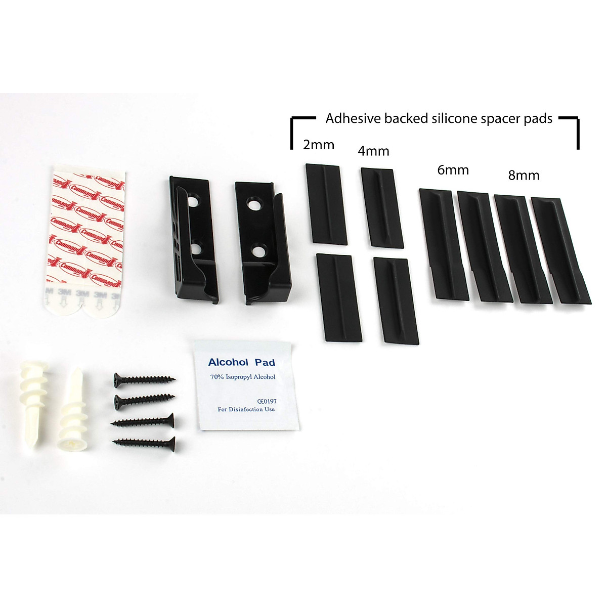 Dockem Koala Wall Mount 2.0: Damage-Free Universal Dock for Smartphone, Tablet, eReader: for iPad 1, 2, 3, 4, Air, Mini, iPad Pro, Samsung Galaxy Tab/Note, Google Nexus, Microsoft Surface (Black)