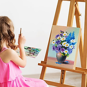 ADXCO 8 Pack Wood Panels 9 x 12 inch Wooden Canvas Board Unfinished Wooden Panel Boards for Painting, Arts, Pouring Use with Oils, Acrylics