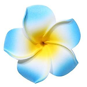 Calcifer® 30pcs 1.97''Hawaii Hawaiian Plumeria Flower Clips Bridal Wedding Party Beach Hair Clips