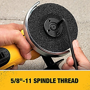 DEWALT Angle Grinder Tool, 4-1/2-Inch, Paddle Switch (DWE4120), Yellow, Small