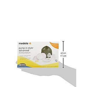 Medela Pump in Style Advanced Double Pumping Kit with Authentic Medela Spare Parts, Includes Breast Shields, Connectors, and Accessory Bag, Made Without BPA