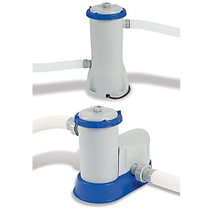 Bestway 18ft x 108in Above Ground Pool Set w/Ladder, Pump & Cartridges (2 Pack)