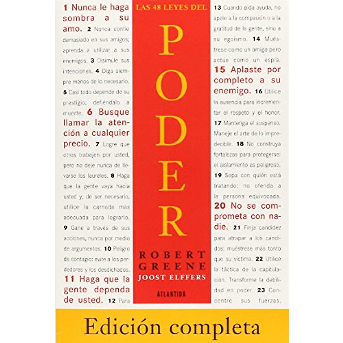 48 leyes del poder, Las