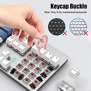 YUWAKAYI 7 in 1 Electronic Cleaner Kit, Keyboard Cleaner Kit with Brush, 3 in 1 Cleaning Pen for Airpods Pro, Multifunctional Cleaning Kit for Earphone, Keyboard, Laptop, Phone, PC Monitor (Pink)