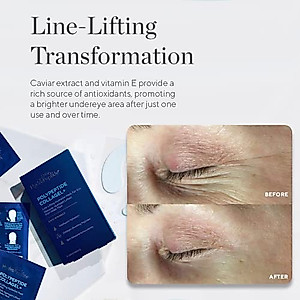 HydroPeptide PolyPeptide Collagel Eye Masks, Line-Lifting Hydrogel, Firmer Appearance and Hydration, 8 Treatments