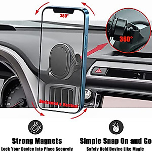VE VE POWER Car Phone Holder, Air Vent Hands Free Adjustable Phone Stand, Auto Cradles Dashboard Mount for Toyota RAV4 2013-2018, Custom Magnetic Navigation Bracket for All Smartphone, for iPhone