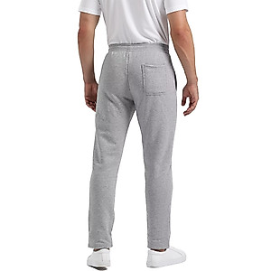 TACVASEN Mens Thermal Pants Long Open Bottom Fleece Lined Sweatpant Winter Jogger Trousers Thick Sweatpants Men Army Green