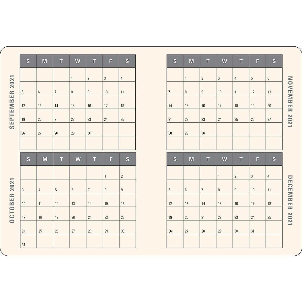 2022 Watercolor Garden Weekly Planner (16-Month Engagement Calendar)